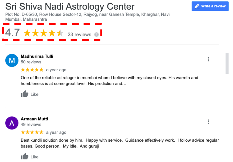 Nadi Astrologer – Shri Shiva Nadi